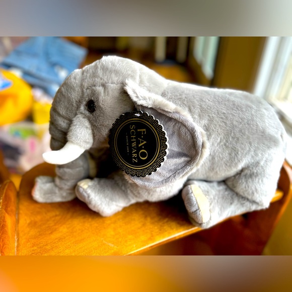 FAO Schwarz | Toys | Fao Schwartz Nwt Elephant Plush Toy Stuffed Animal ...